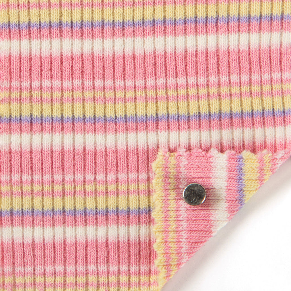 Stripes Stretch Cotton Rib 2x2 A030401