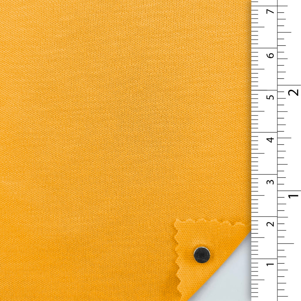 Solid Stretch Liquid Ammonia Mercerized Combed Cotton Double Knit / In