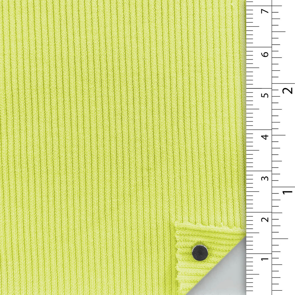 Solid Stretch Combed Cotton Rib 2x2 A107321