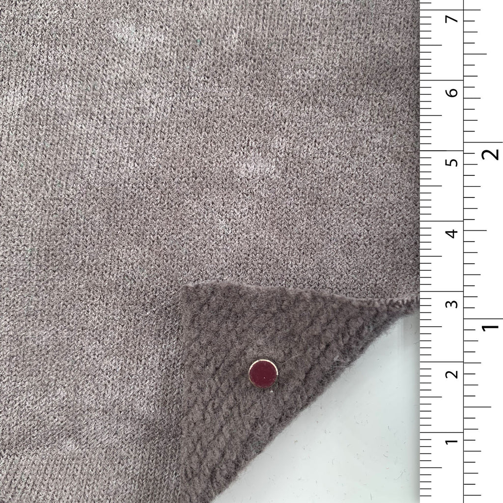 Solid Stretch Washed Back Brushed Cotton French Terry A110326 ...