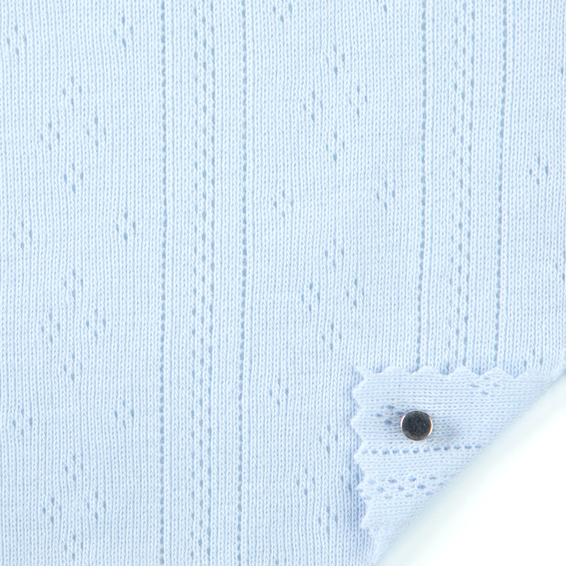 Solid Stretch Combed Cotton Pointelle A127401