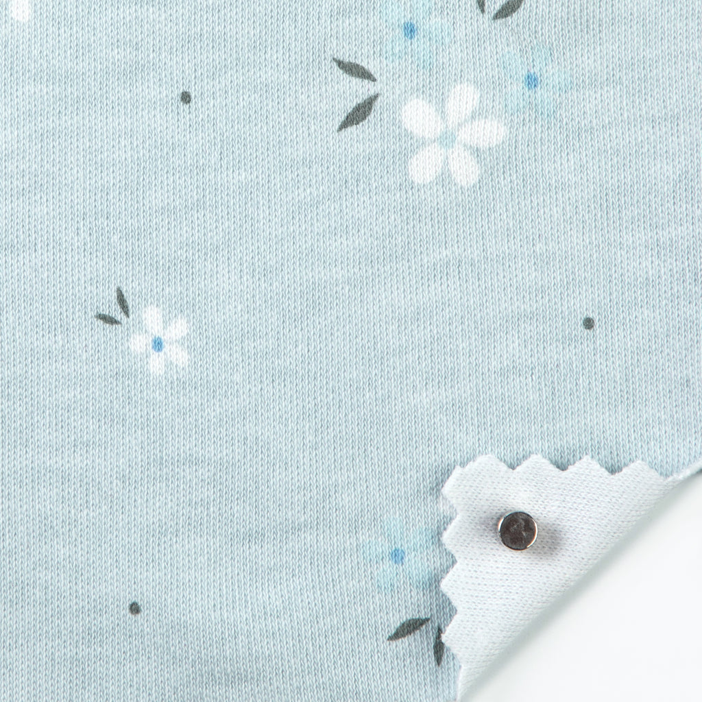 Floral Stretch Combed Cotton Double Knit / Interlock A127534 – Yardblox ...