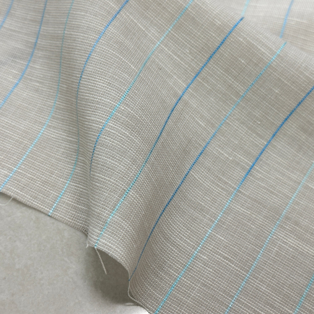 Yardblox Exclusive Made in Italy Fashion Designer Stripes Beige ...