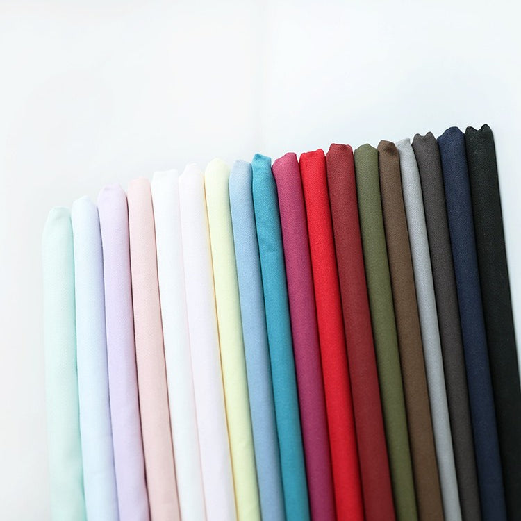 Yardblox Exclusive Luxury Silk Collection Solid Multi Color Non-Stretch ...