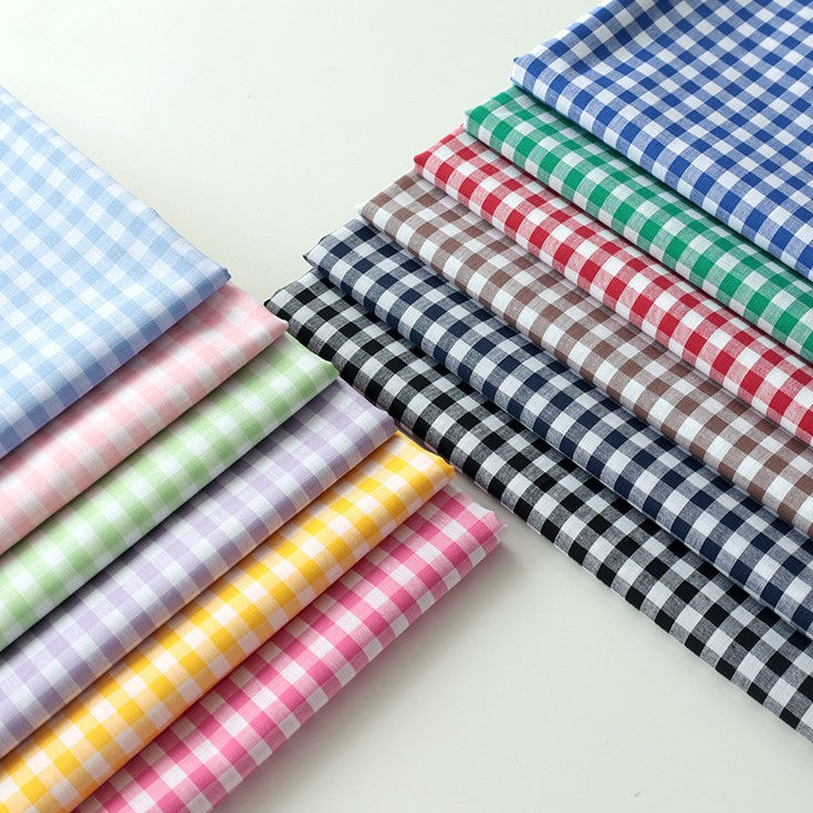 Made in Japan KIYOHARA Gingham Pima Cotton Broadcloth Poplin TB01514 ...
