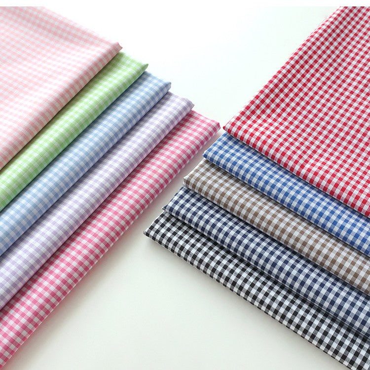 Made in Japan KIYOHARA Gingham Pima Cotton Broadcloth Poplin TB01516 ...